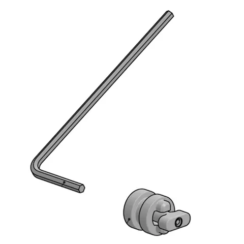 SPCS701 - Ergonomic Solutions Spacepole CLICKSAFE T-BAR Anch