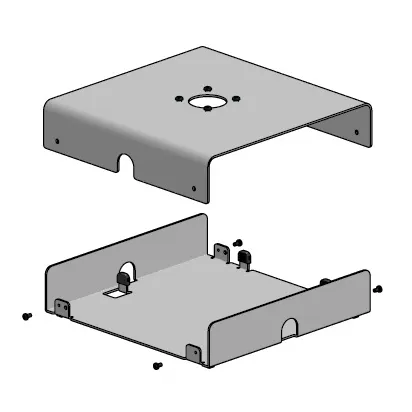 Spacepole Counter Top Garage For Hp Basic I/ - SP-eONE205-02