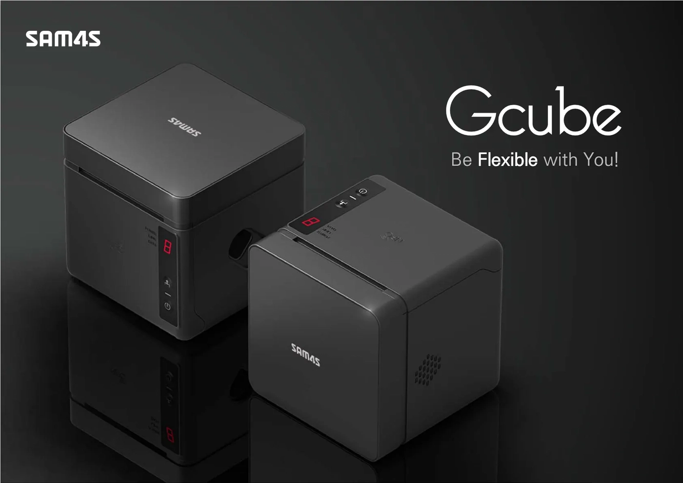 SAM4S GCUBE 100D Thermal Printer USB RS2 - GCUBE-102DB(GO0D)