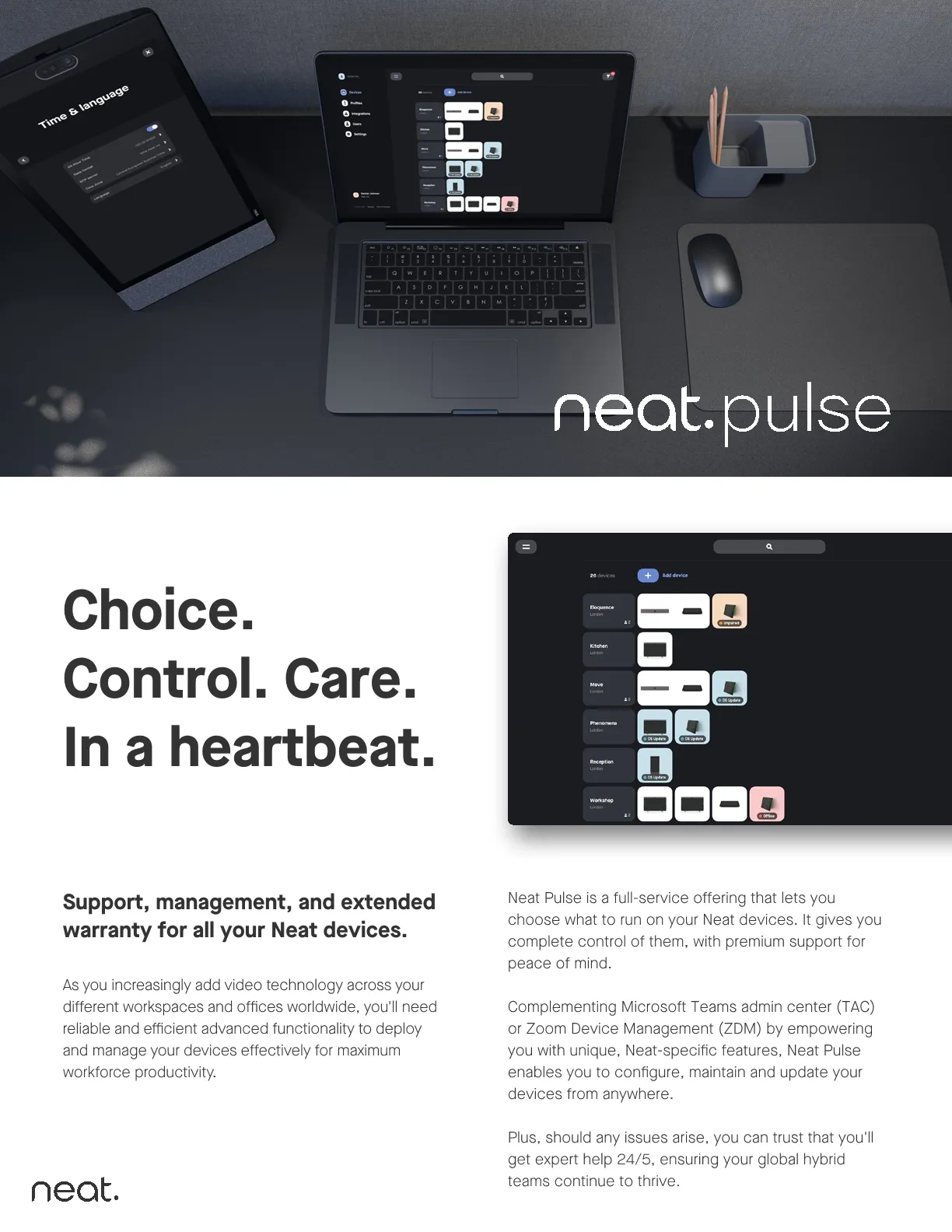 Neat Pulse Pro For Neat PAD, Including CONT - PULSE-PRO-PAD3