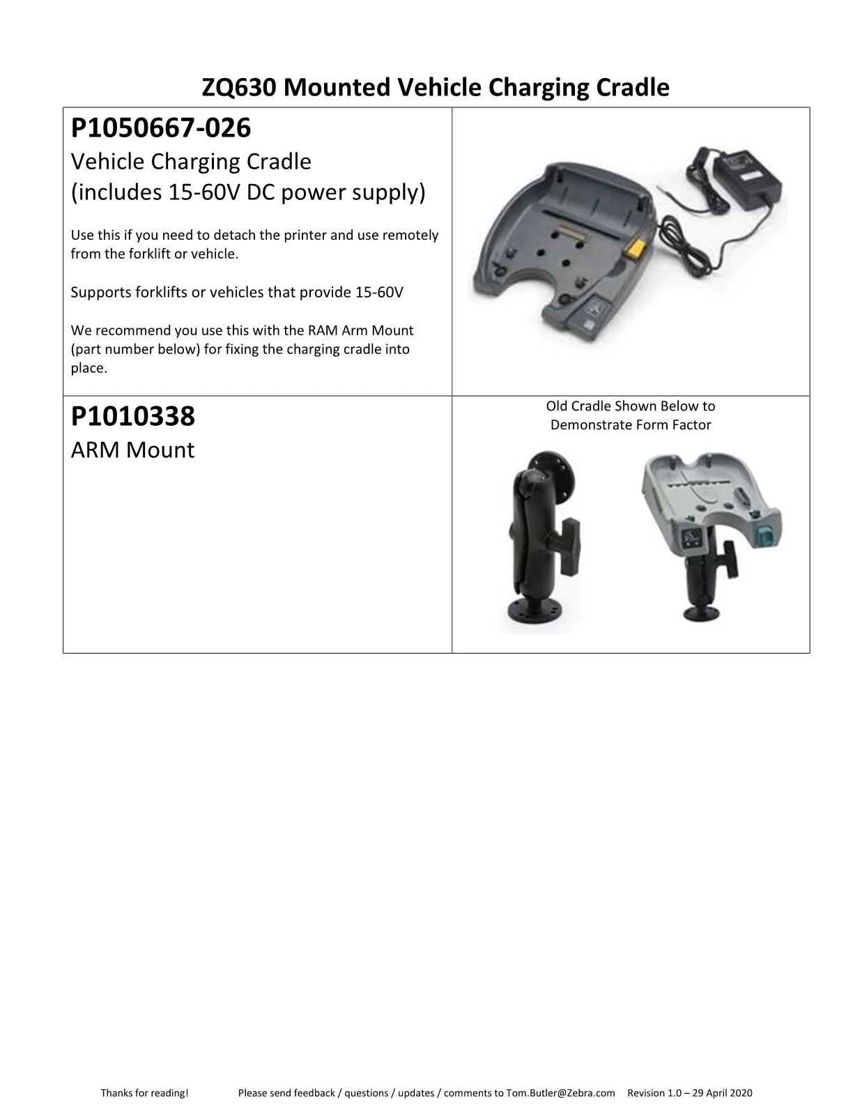 Zebra Mob ZQ630 Plus 4IN BT5/WIFI6 RFID - ZQ63-RAXAA06-00