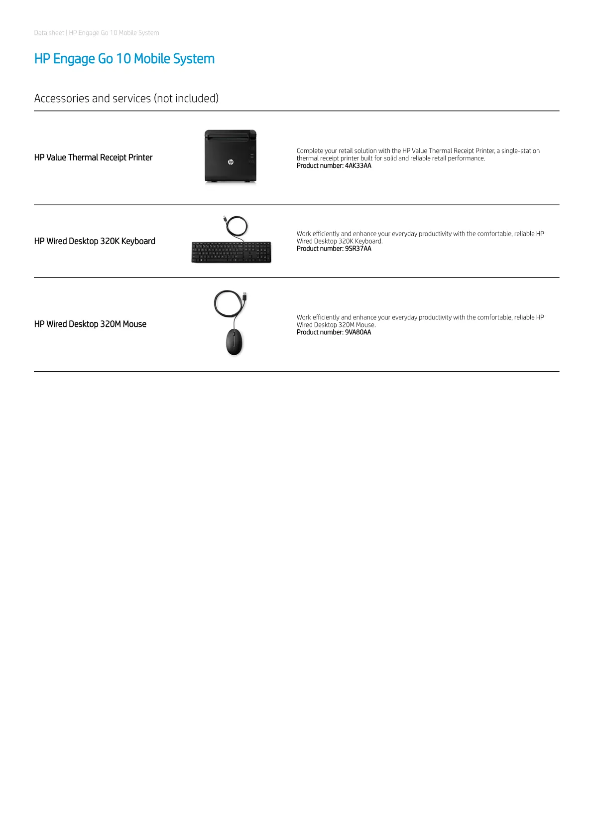 HP Engage Go 10 Mobile System with Intel i3-1110, - 5S7Z0PA